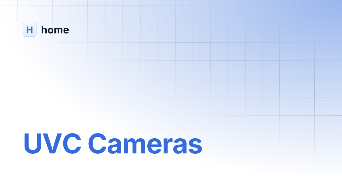 UVC Cameras | home